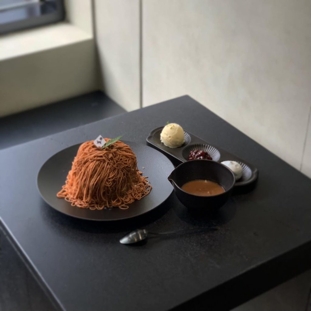 KOYO Dessert Shop's Mont Blanc Bingsu Looks Just Like Noodles