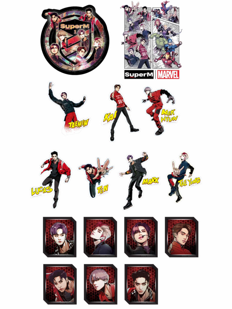 SuperM Releases MARVEL Collab To Promote Their 1st Full Album
