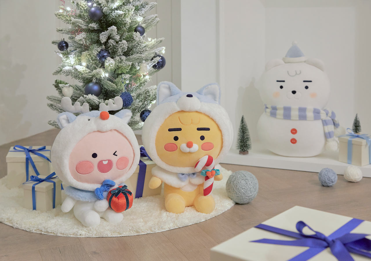 Kakao Friends Christmas Merch Sees Apeach & Ryan Turned Into Rudolph