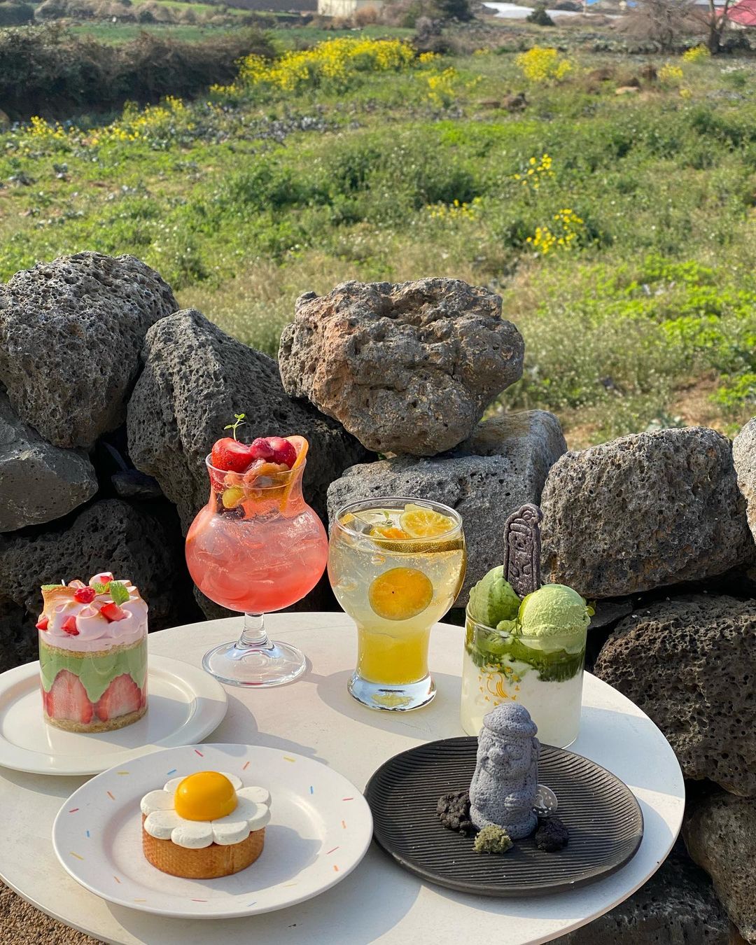 Byo Byo Cafe: Encapsulating Jeju With Cute Desserts & Matcha Drinks